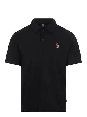 MONCLER Logo-patch Polo Shirt
