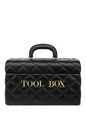 Moschino Quilted Tool Box - Black