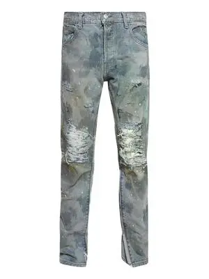 RRR123 Repented Tapered Jeans - Blue