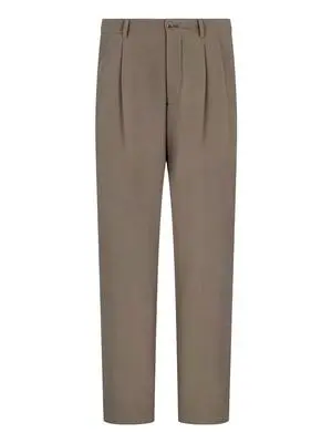 Giorgio Armani Pleated Trousers - Neutrals
