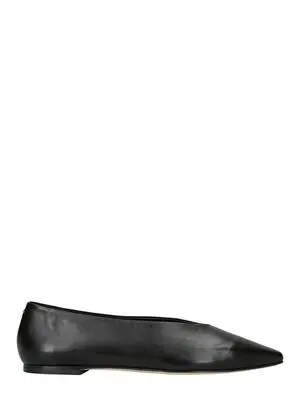 AeydĒ Leather Ballet Flats - Black