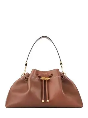 JIMMY CHOO Medium Cinch Shoulder Bag - Brown