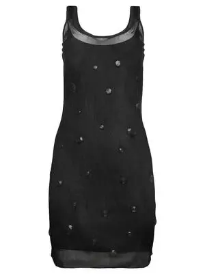 Alexander Wang Crystal-embellished Tank Minidress - Black