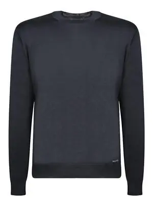Prada Silk Crewneck Sweater - Blue