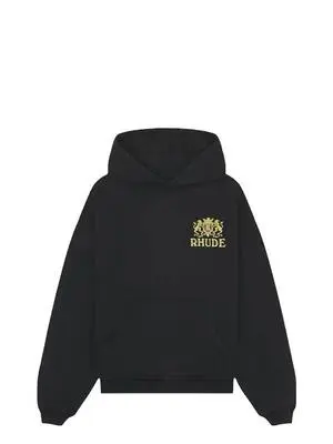 Rhude Cresta Hoodie - Black