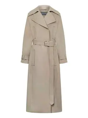 Alberta Ferretti Belted Trench Coat - Neutrals