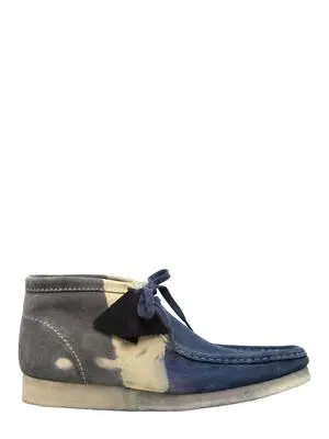 STAIN SHADE Wallabee Boots - Blue