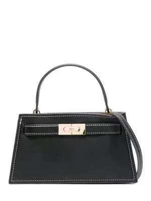 Tory Burch Small Lee Radziwill Tote - Black