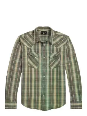 RALPH LAUREN Plaid-check Cotton Shirt