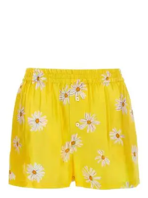 Moschino Margherite Printed Shorts - Yellow