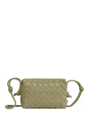 BOTTEGA  VENETA Mini Loop Camera Bag - Travertine