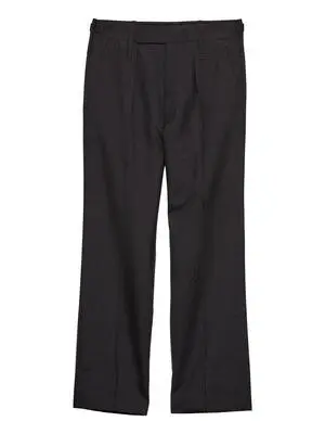 Prada Mohair And Silk Pants - Anthracite Gray