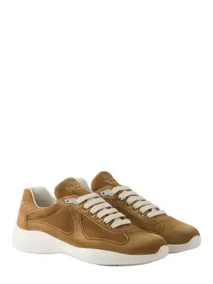 Prada America's Cup Sneakers - Cinnamon