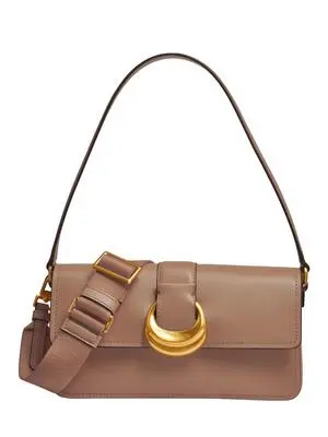 Donna Karan New York Valley Stream Convertible Shoulder Bag Fawn