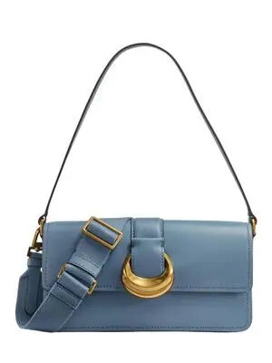 Donna Karan New York Valley Stream Convertible Shoulder Bag Horizon Blue