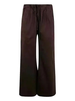 ENTIRE STUDIOS Cinch Wide-leg Trousers - Brown