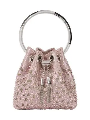 JIMMY CHOO Bon Bon Micro Bucket Bag - Pink