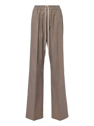 Rick Owens Rick Owens Dietrich Wide-Leg Cotton Pants Grey