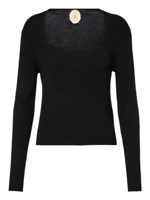 Jardin Des Orangers Virgin Wool Sweater - Black