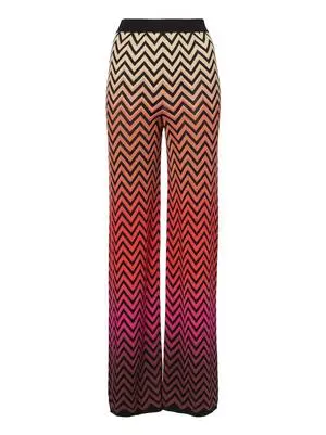 Missoni Zigzag Cotton-blend Palazzo Pants - Multicoloured