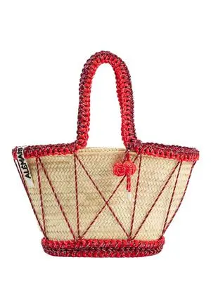 ALEMAIS Alémais Lalo Maxi Macramé Basket Tote