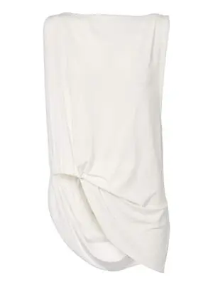 Jacquemus Peplo Draped Top - White
