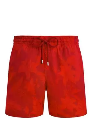 Vilebrequin Flower Power Swim Shorts - Red