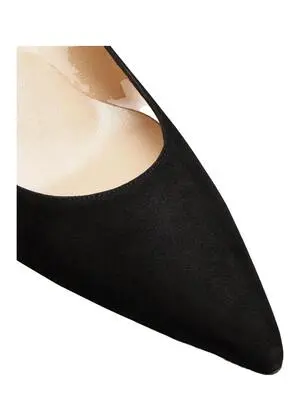 Manolo Blahnik Srila Suede Pumps - Black