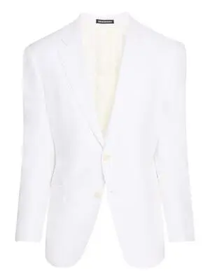 Emporio Armani Lyocell Twill Sport Coat - White