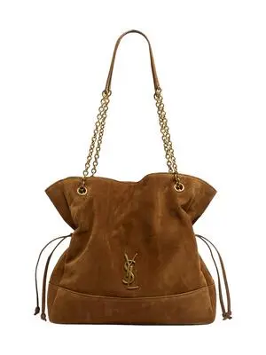 Saint Laurent Jamie 4.3 Medium Suede Shoulder Bag - Caramel Co