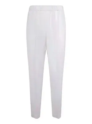 Peserico Pleat-detail Trousers - White