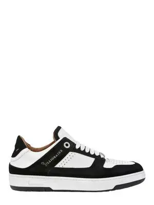 BILLIONAIRE Suede Low-top Sneakers - White