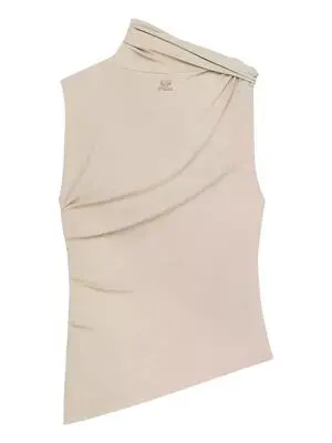 COURREGES Draped Top - Neutrals