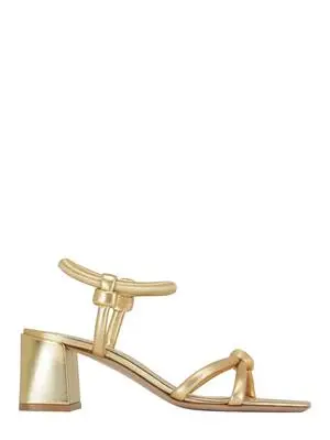 GIANVITO ROSSI 55mm Leather Sandals - Gold