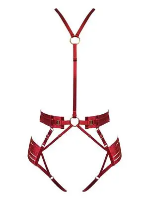 BORDELLE Strap Harness - Red