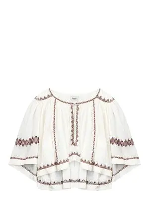 MARANT ETOILE Marant Étoile Felicity Embroidered Top