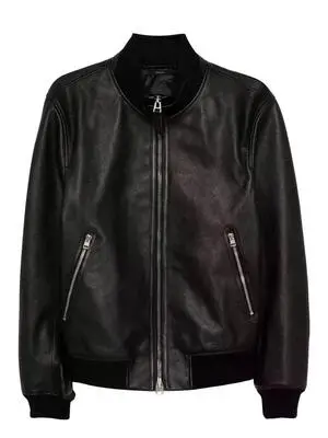 TOM FORD Leather Jacket - Black