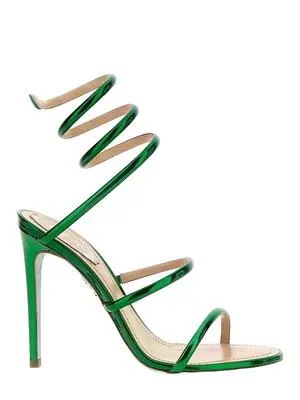 Rene Caovilla 105mm Cleo Sandals - Green