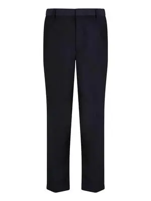 Armani Exchange Straight-leg Trousers - Blue