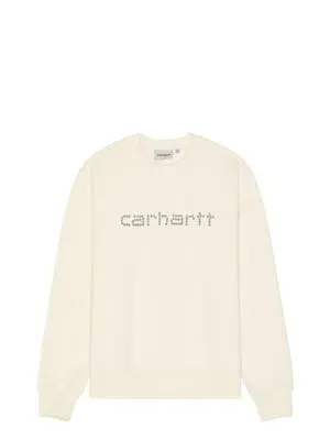 Carhartt Work In Progress Carhartt WIP Rivet Script Sweatshirt Natural