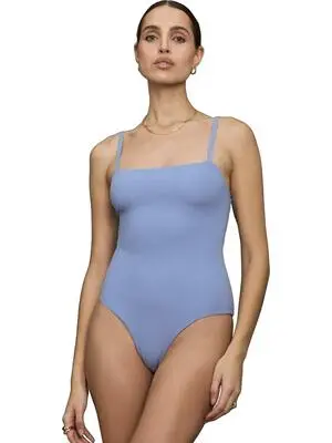 Carbon38 Carbon38 Ribbed Melt Bodysuit Hydrangea