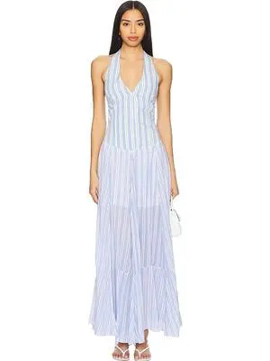 SWF Halter Vest Maxi Dress - Beach House
