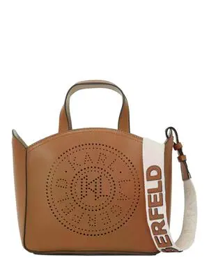 Karl Lagerfeld Small K/circle Bag - Brown