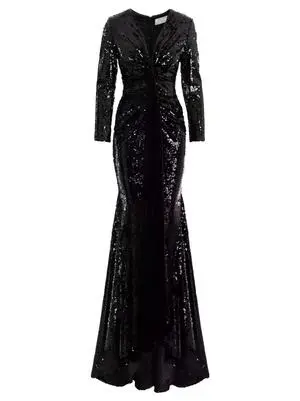 V:PM ATELIER Athena Maxi Dress - Black