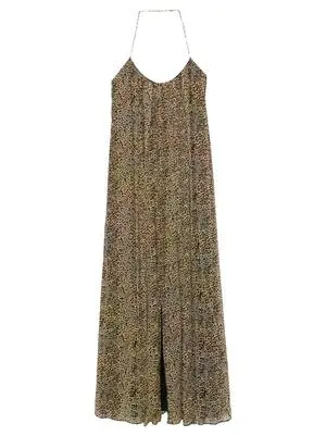 AMEN Amen Leopard-print Maxi Dress