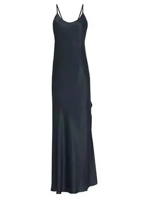 GLORIA COELHO Slip Maxi Dress - Blue