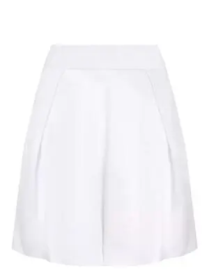 GLORIA COELHO Zipped Shorts - White