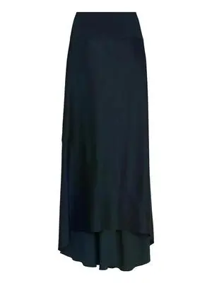 GLORIA COELHO Viés Maxi Skirt - Blue