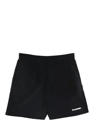 JIL SANDER Logo-print Swim Shorts - Black