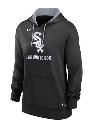 Nike Chicago White Sox Authentic Collection Therma Mlb Pullover Hoodie - Black
